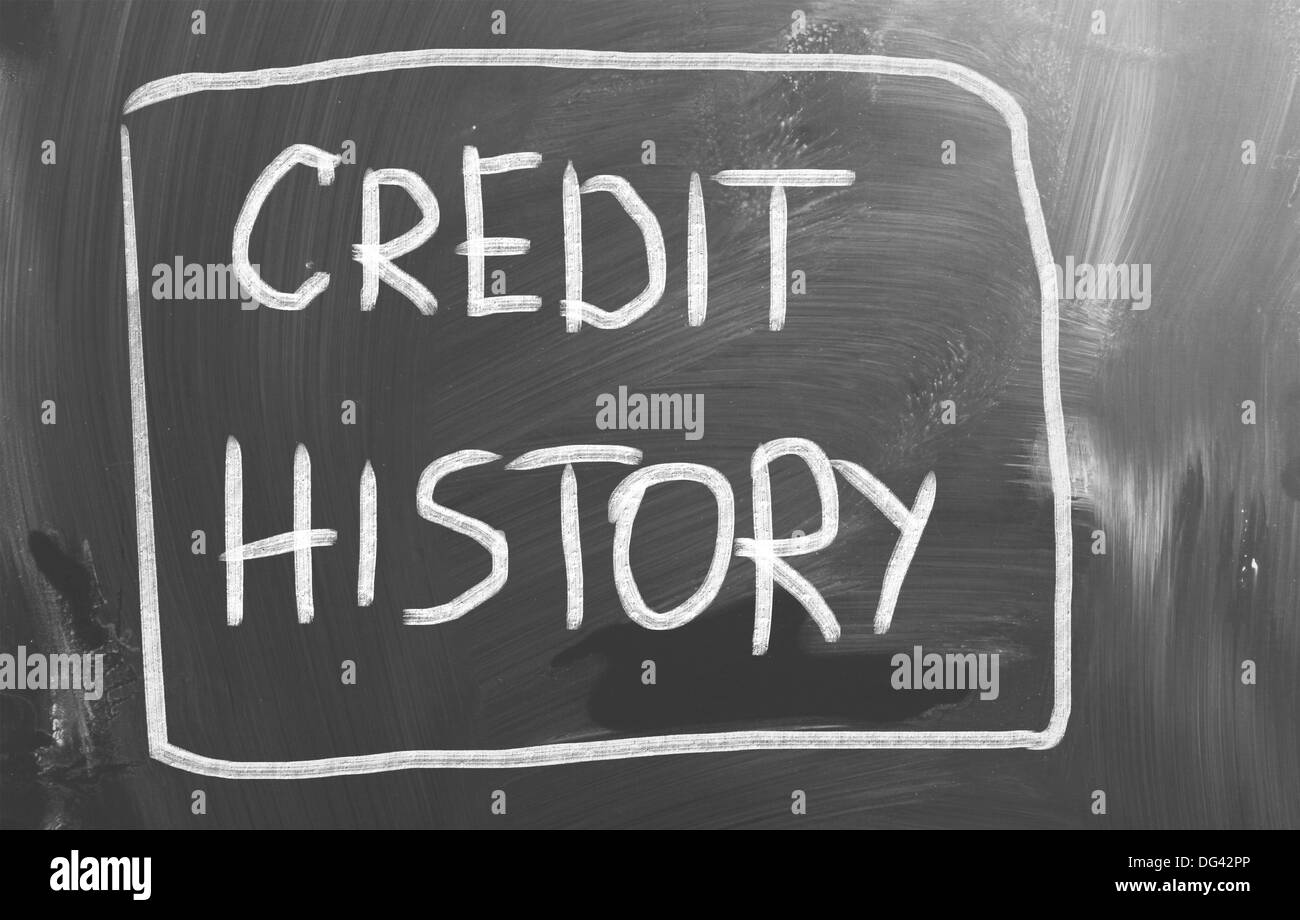 Credit History Concept Stock Photo - Alamy