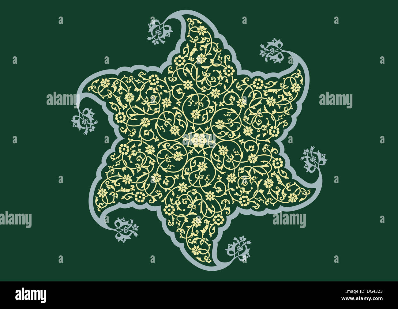 Traditional Arabic Design Ornament Stock Photo - Alamy