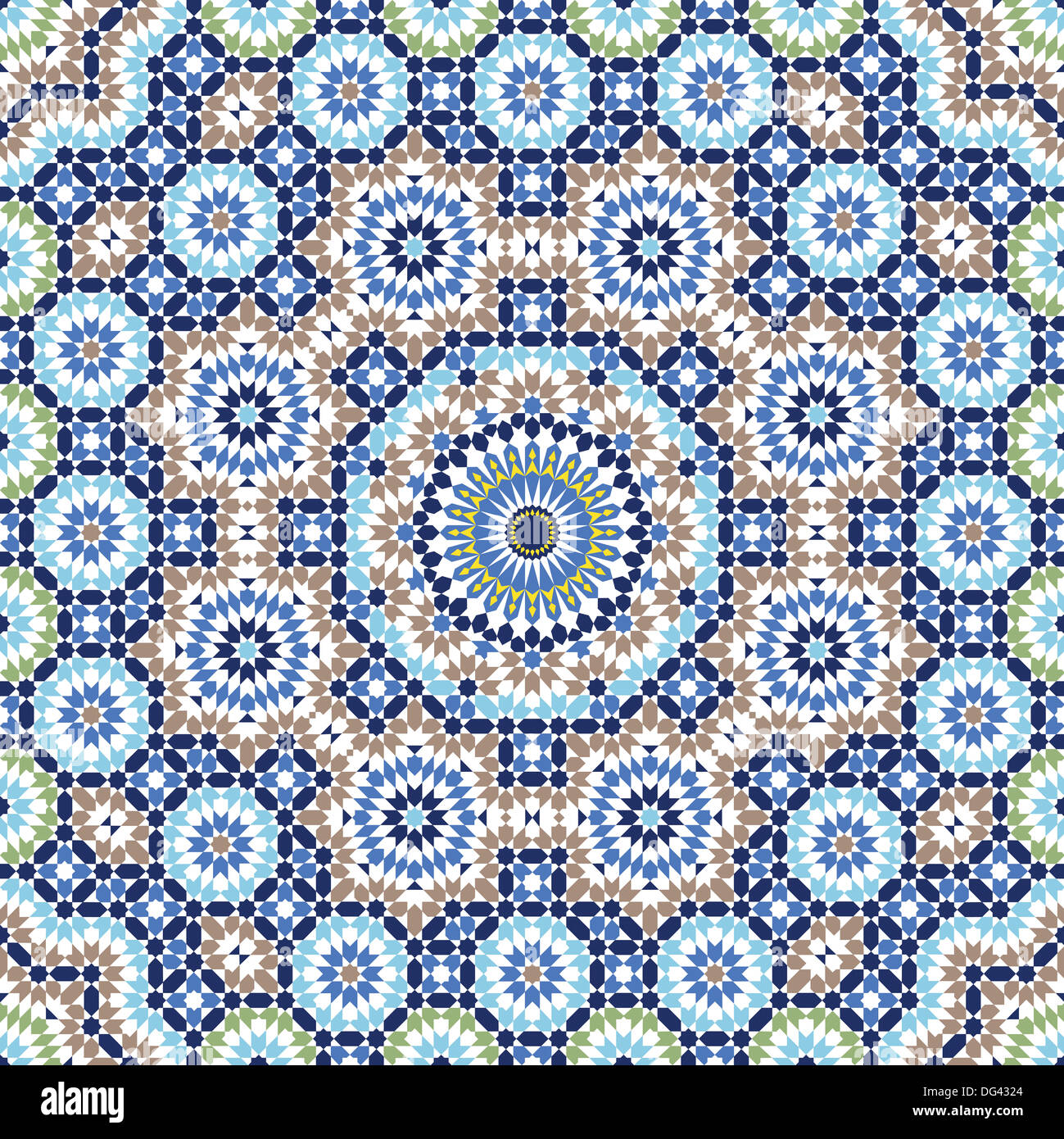 Morocco Seamless Pattern Stock Photo - Alamy
