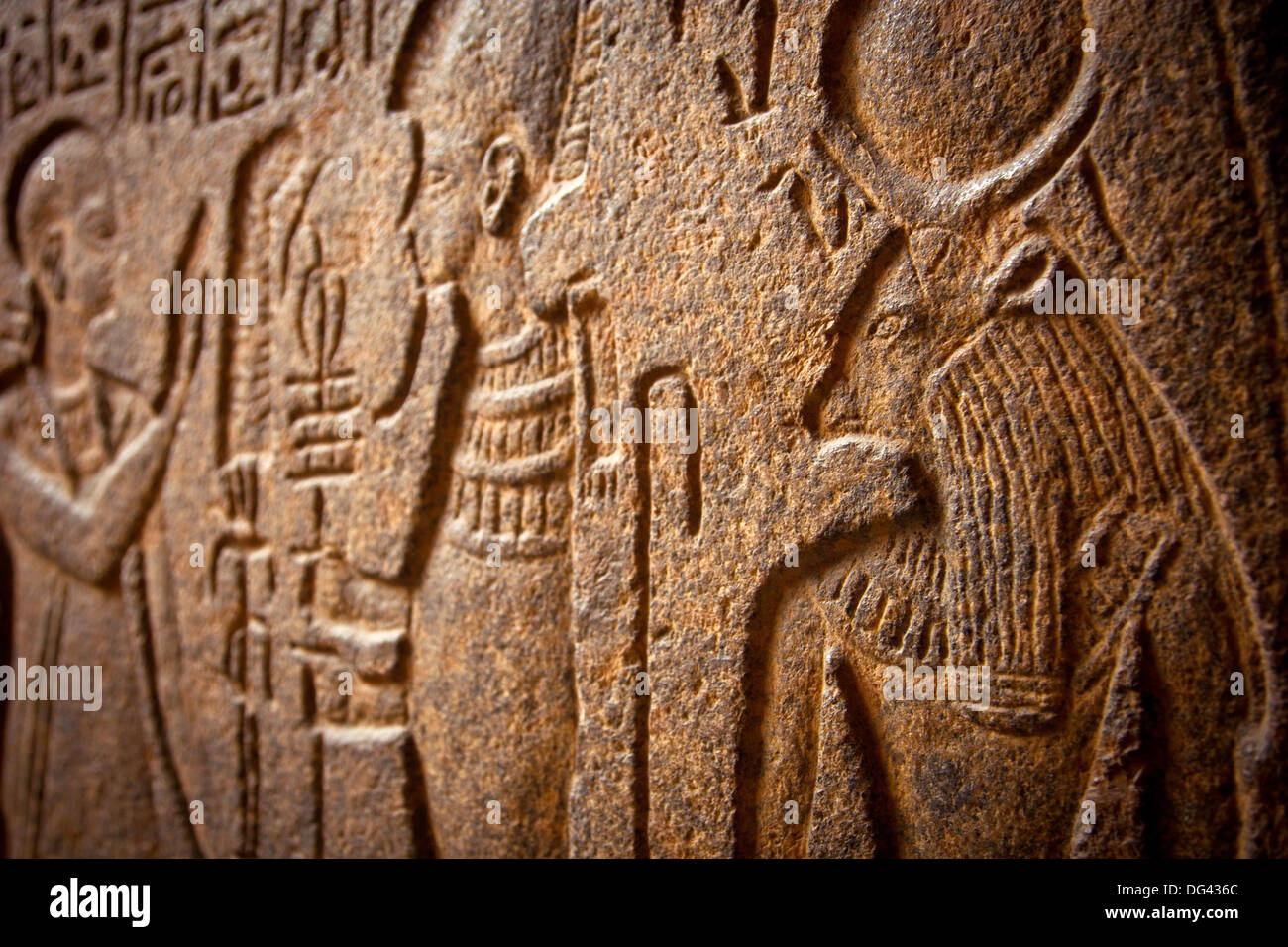 Detail of relief at egyptian museum cairo hi-res stock photography and ...