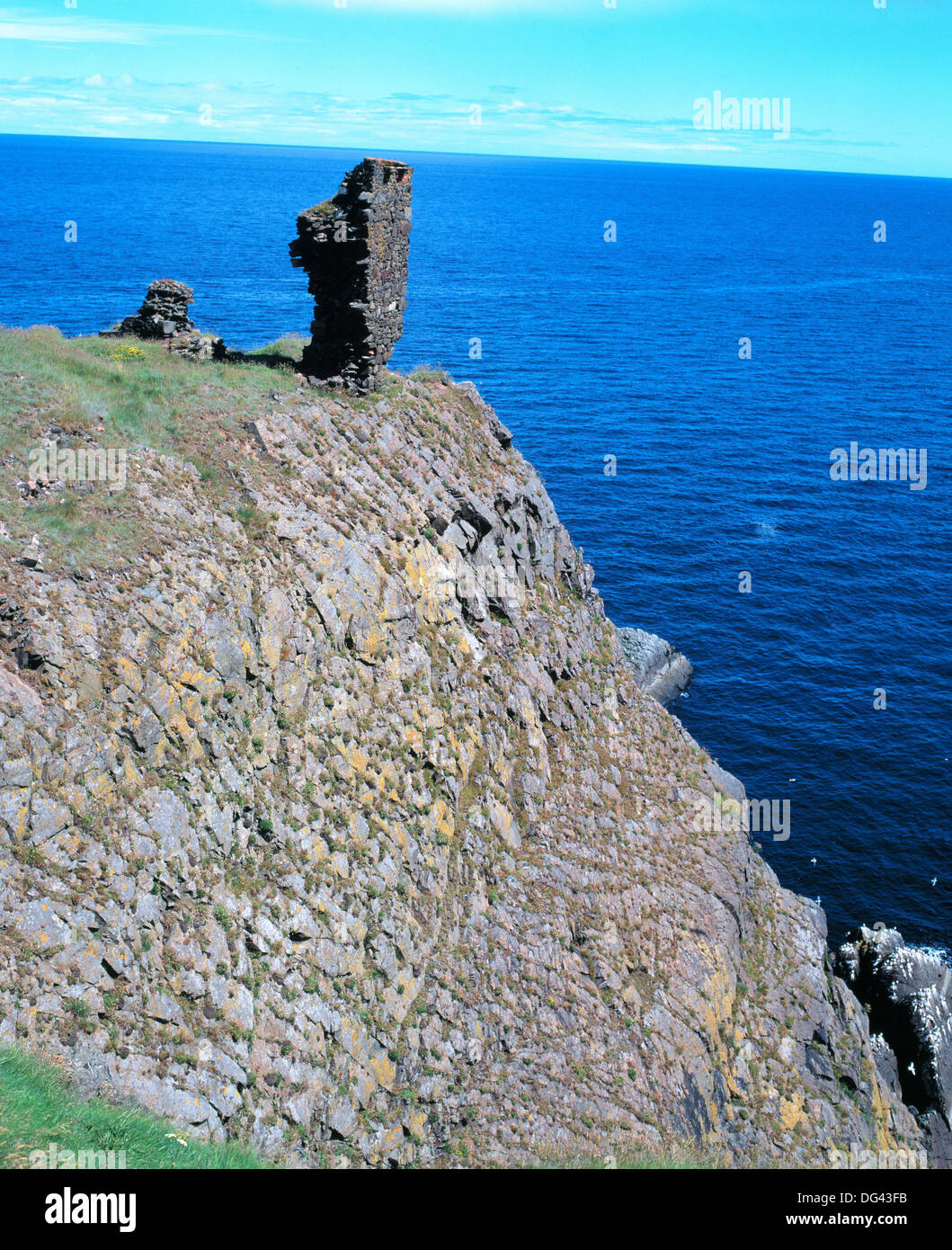 Fast Castle. Scottish Borders. Scotland Stock Photo - Alamy