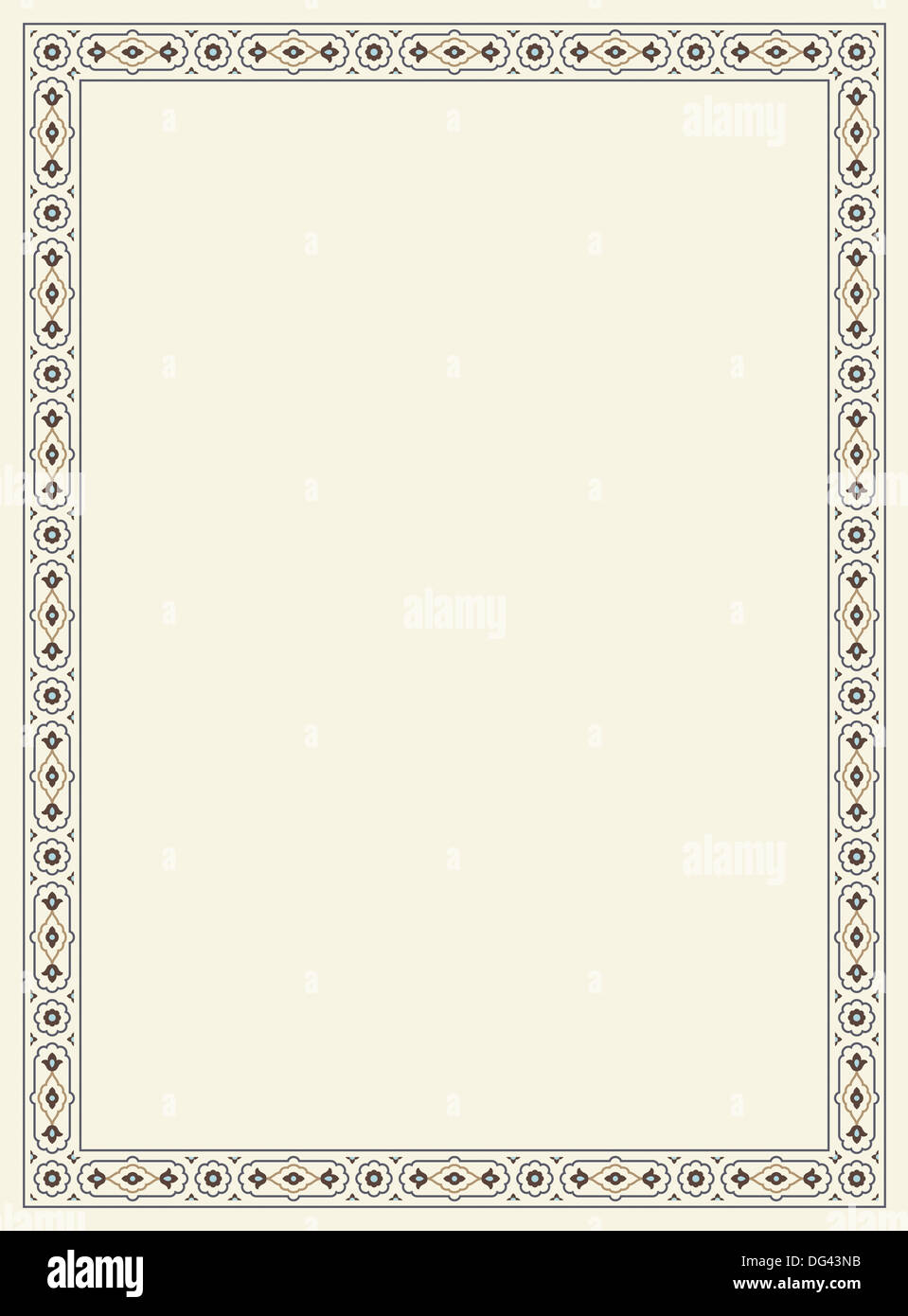 Traditional Arabic Frame Stock Photo - Alamy