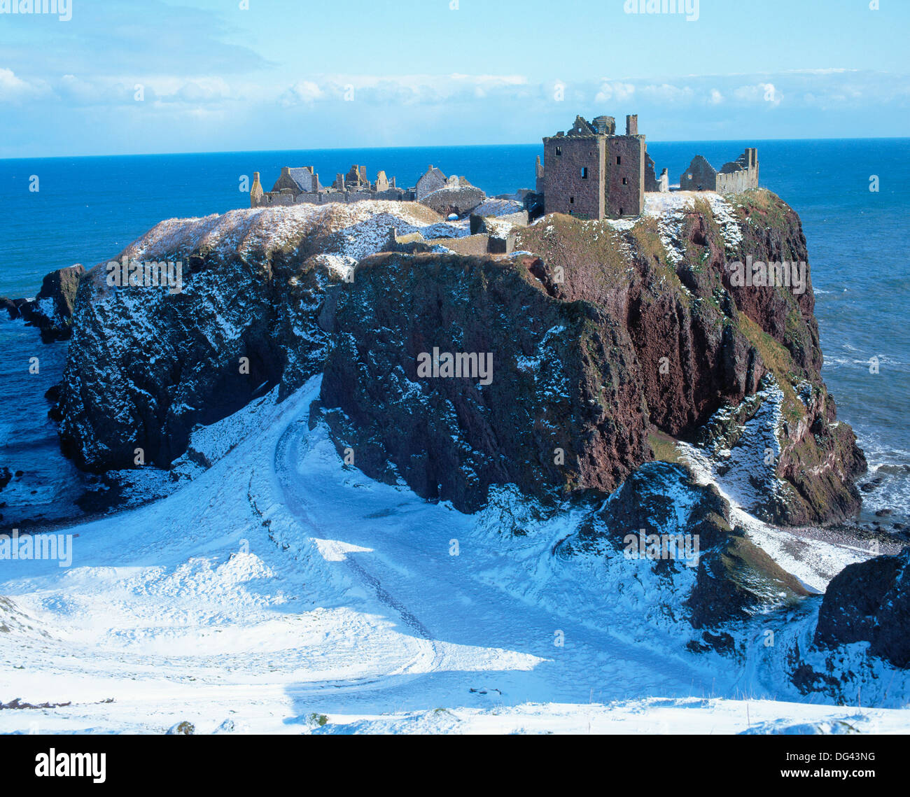 Dunnottar Castle, near Stonehaven. Aberdeenshire. Scotland Stock Photo ...