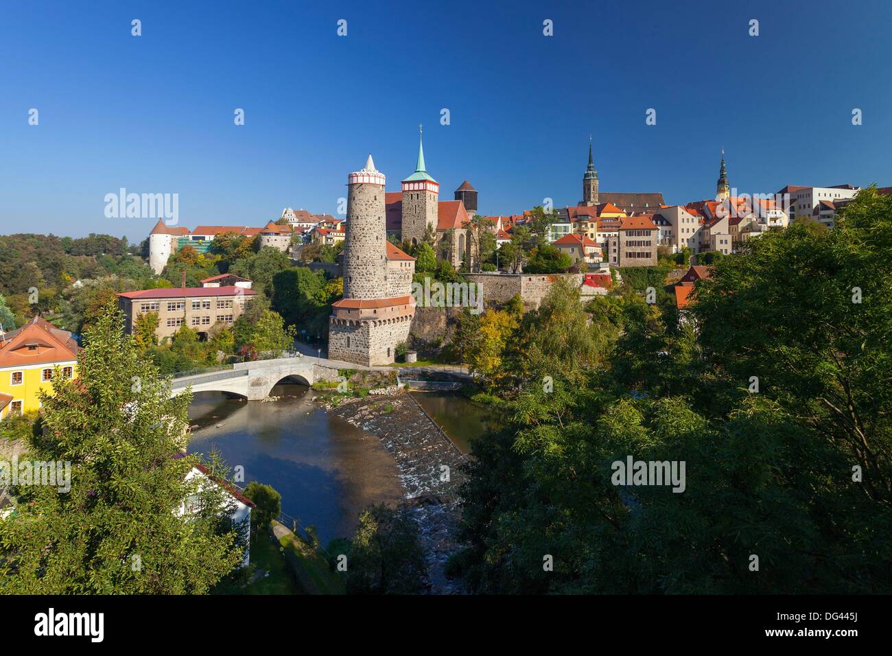 Germany/Saxony/Bautzen, Bautzen city view on a sunny autumn day, 03 ...