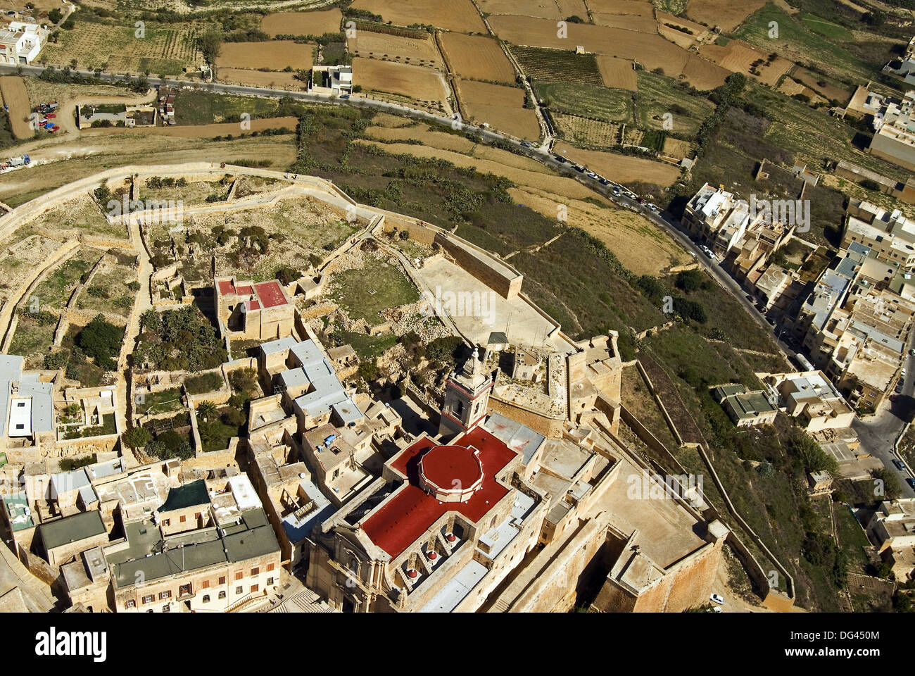Gozo cathedral aerial hi-res stock photography and images - Alamy