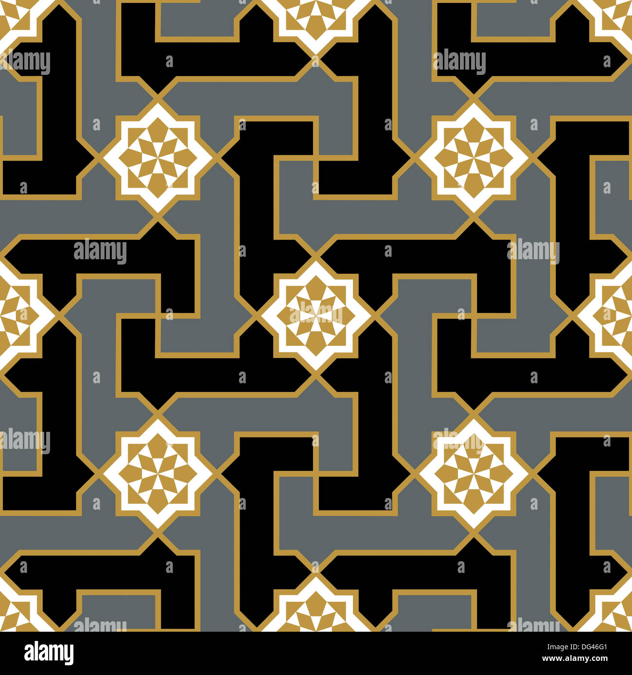Arabic Seamless Pattern Stock Photo - Alamy