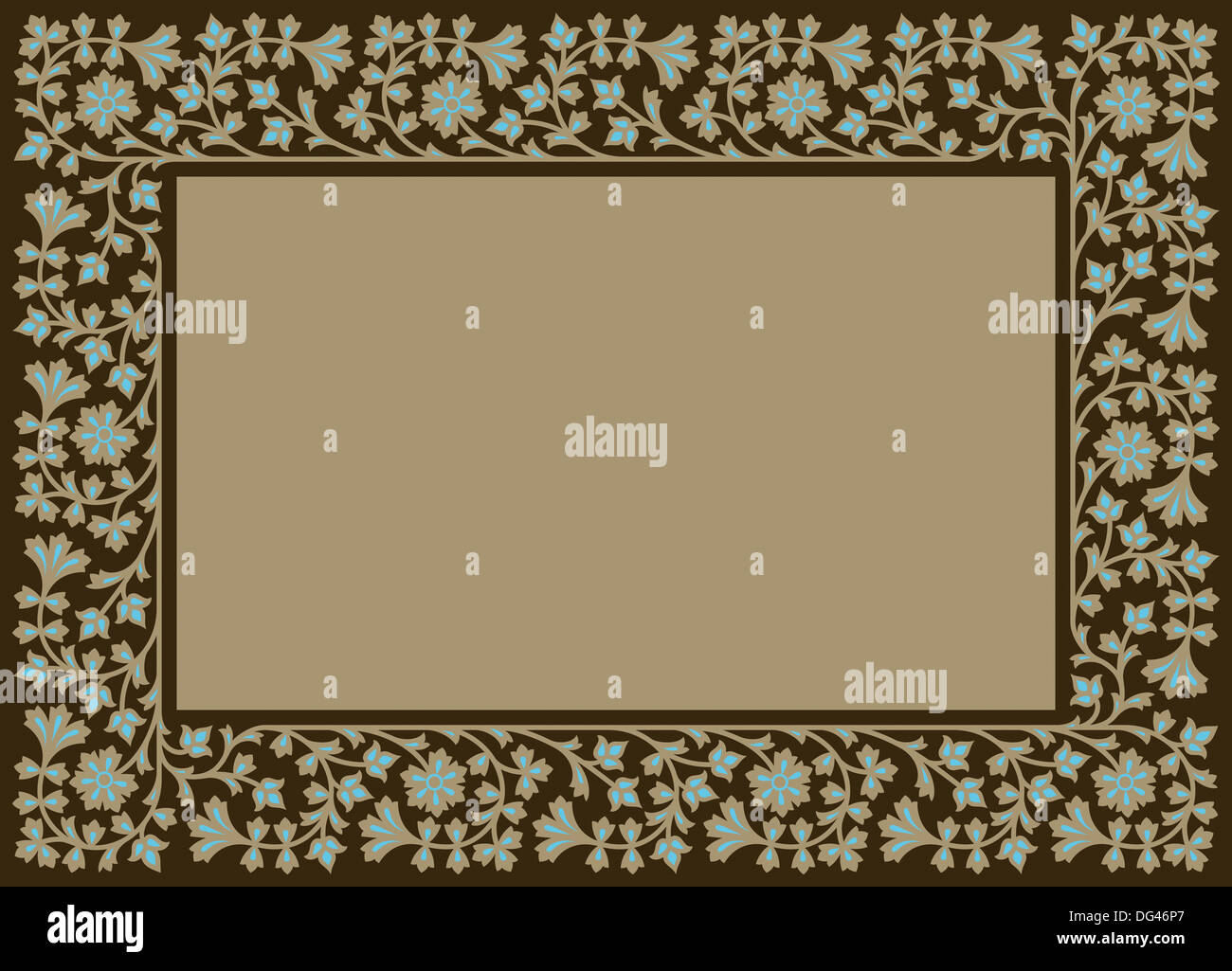 Traditional Arabic Frame Stock Photo - Alamy