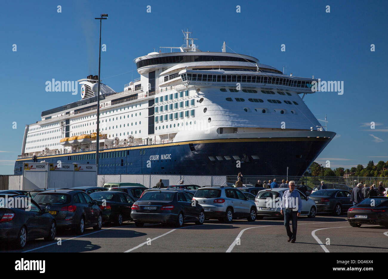 ferry color magic in Oslo Stock Photo - Alamy