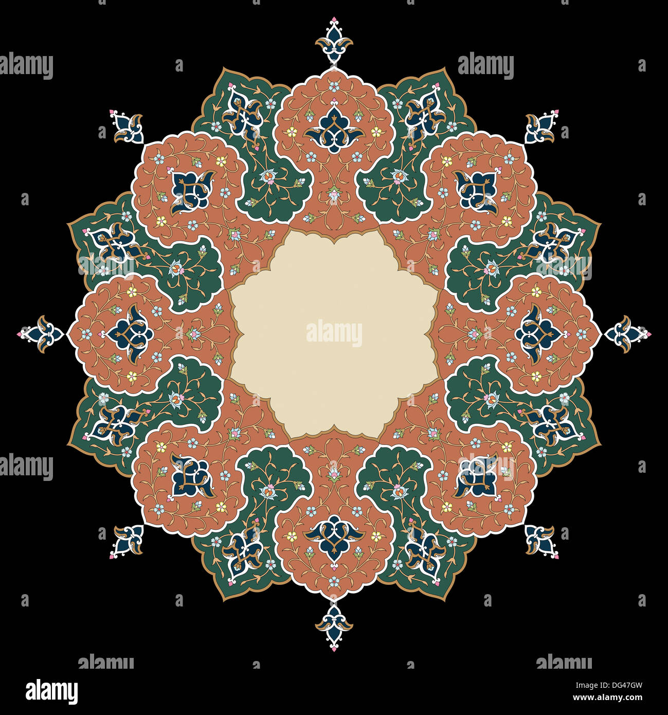 Traditional Arabic Design Ornament Stock Photo - Alamy