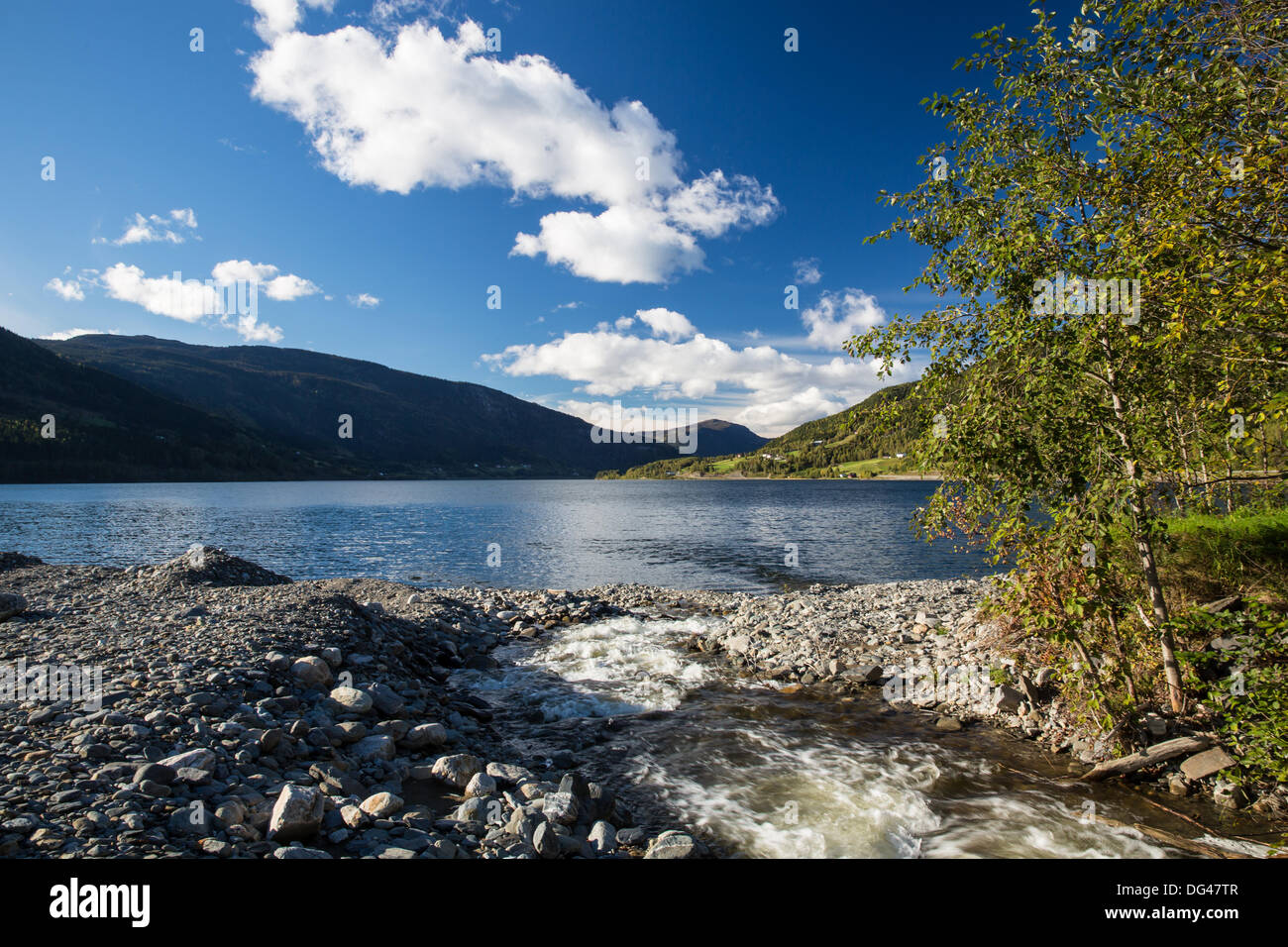 clouds over lake Losna Stock Photo - Alamy