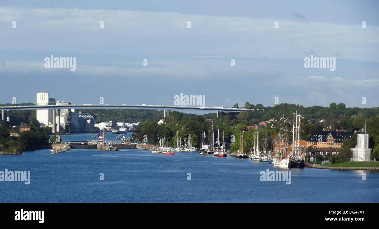 locks of Kiel Canal in Kiel-Holtenau Stock Photo - Alamy