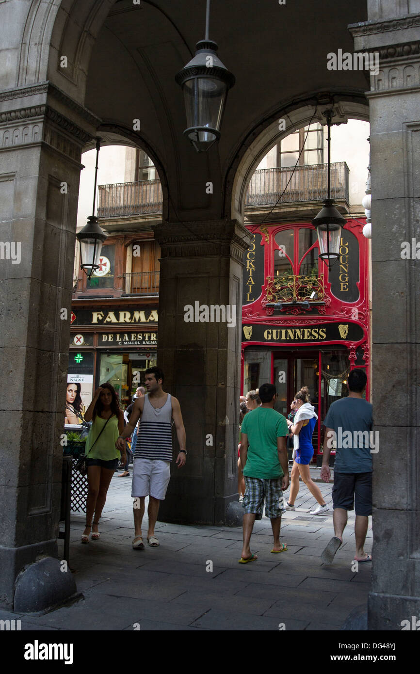 Placa plaza plasa reial square hi-res stock photography and images - Alamy