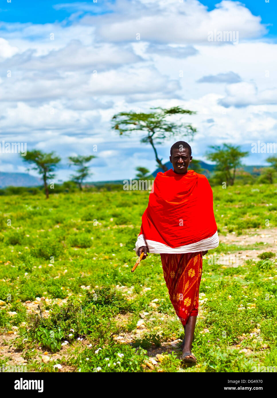 Portrait african tribesman hi-res stock photography and images - Alamy