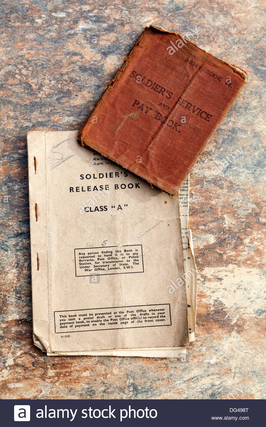 Soldiers Service Book High Resolution Stock Photography and Images - Alamy