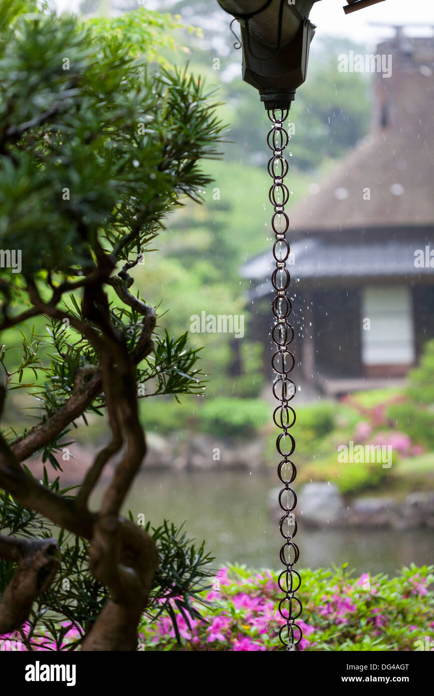 Japanese Chain Downspouts Ôsaka Rain Chains Europe