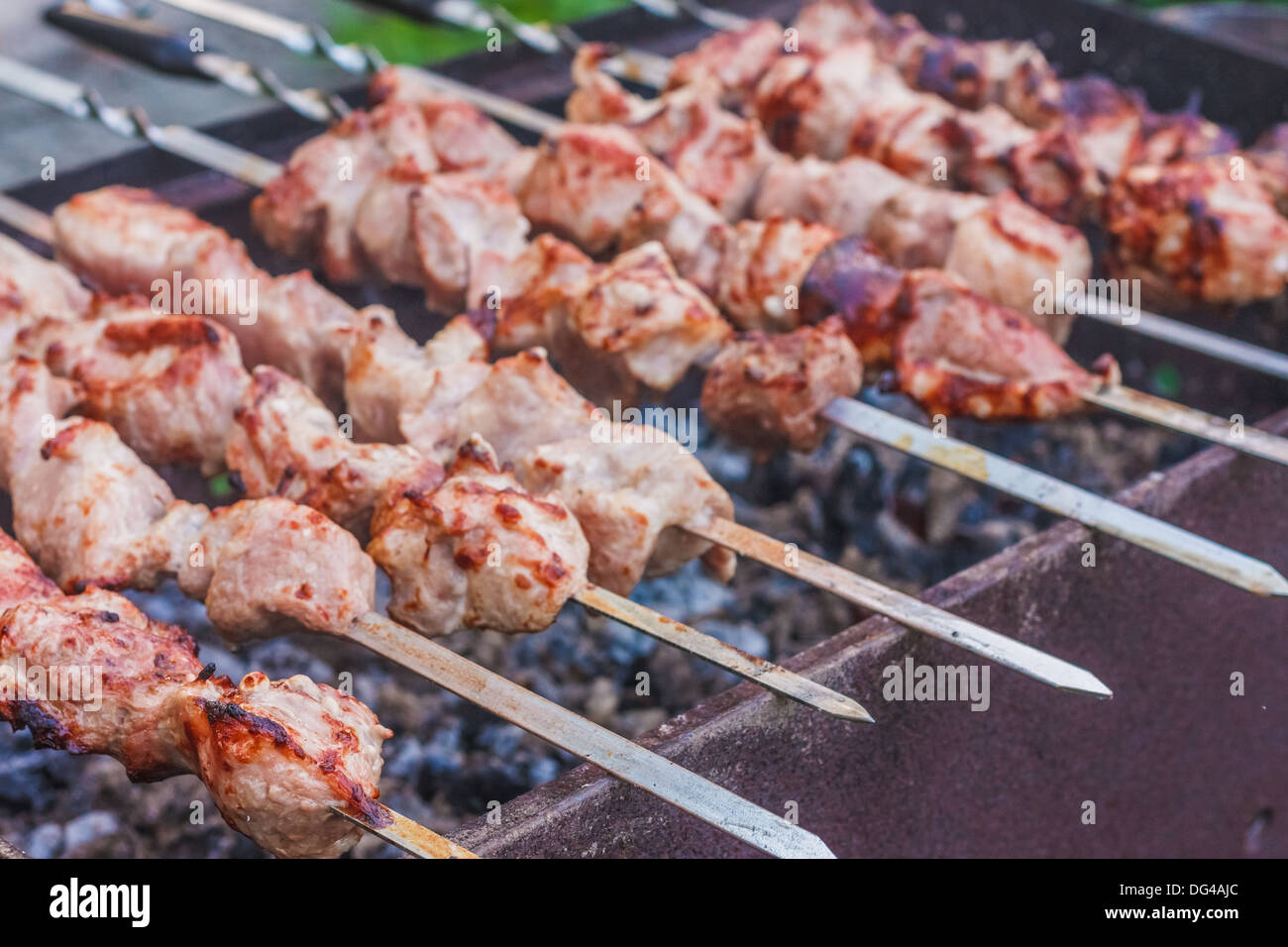 Russian kebab hi-res stock photography and images - Alamy