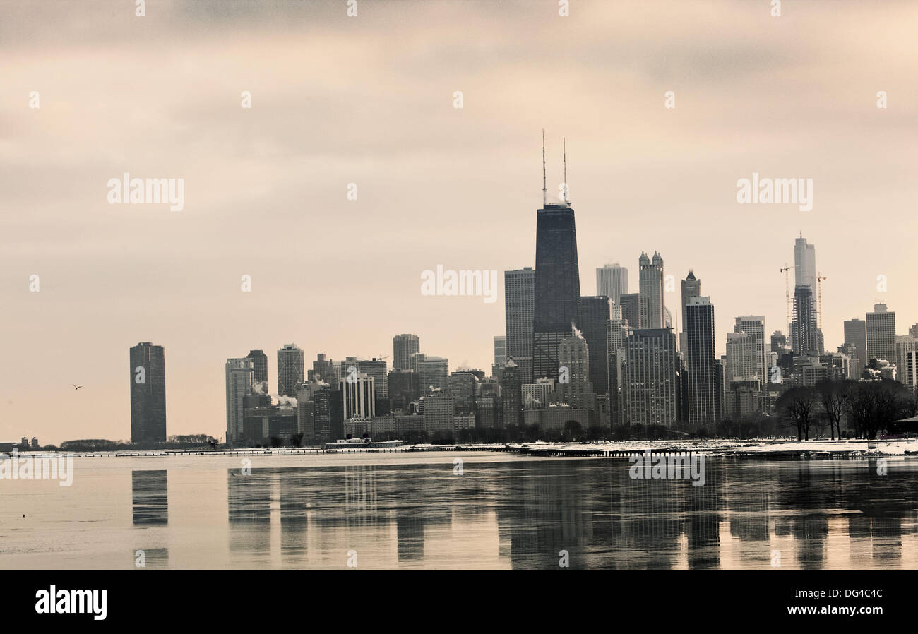 Chicago city scape hi-res stock photography and images - Alamy