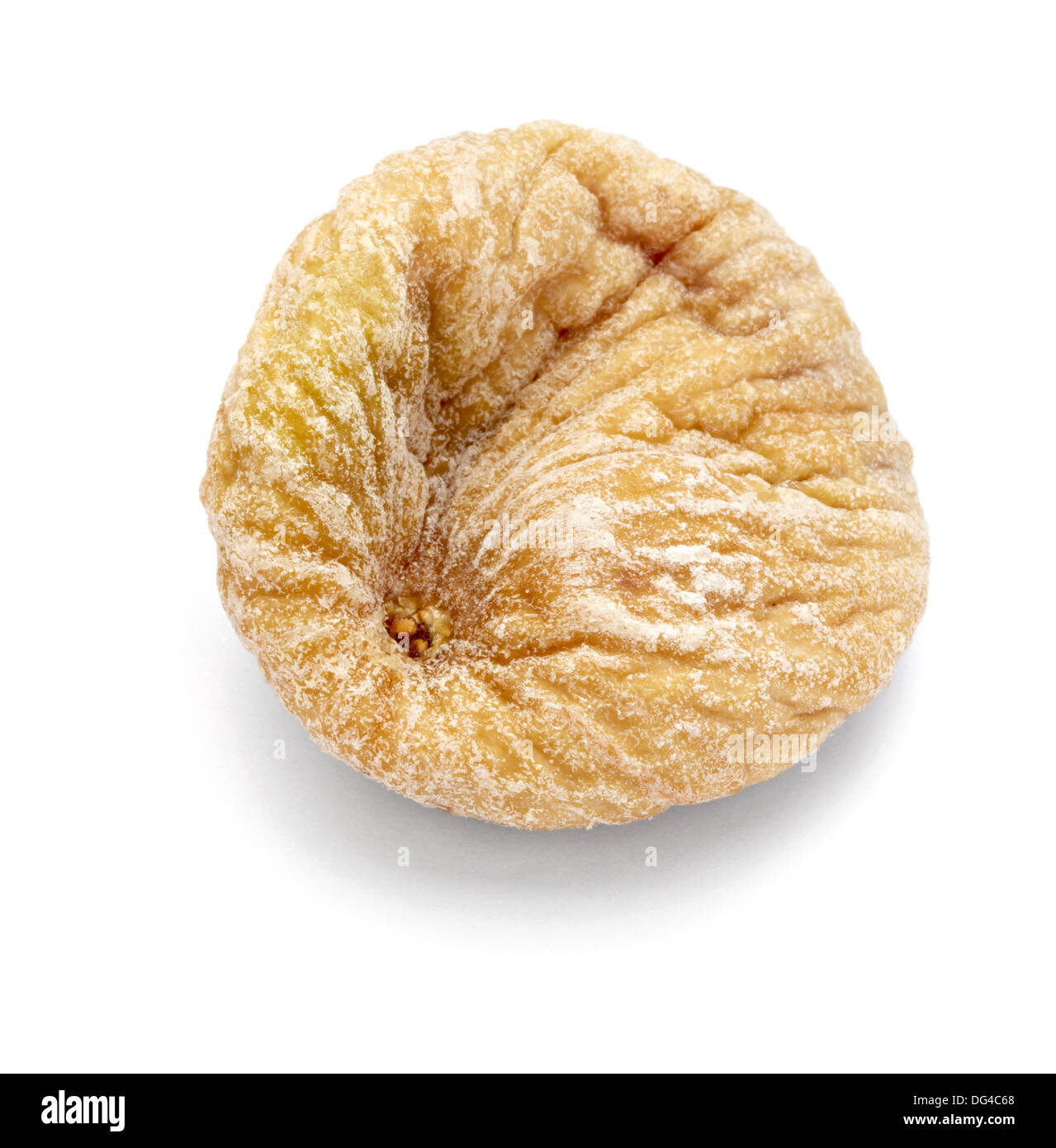 close up of dried fig fruit on white background with clipping path ...