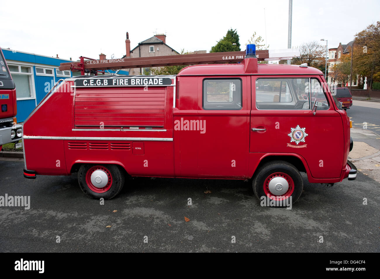 CEGB Fire Engine Central Electricity Generating Stock Photo - Alamy