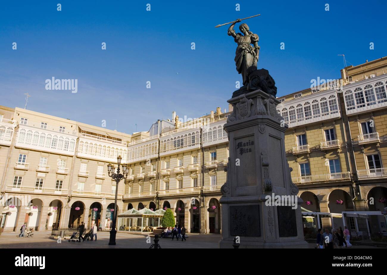Maria pita monument hi-res stock photography and images - Alamy