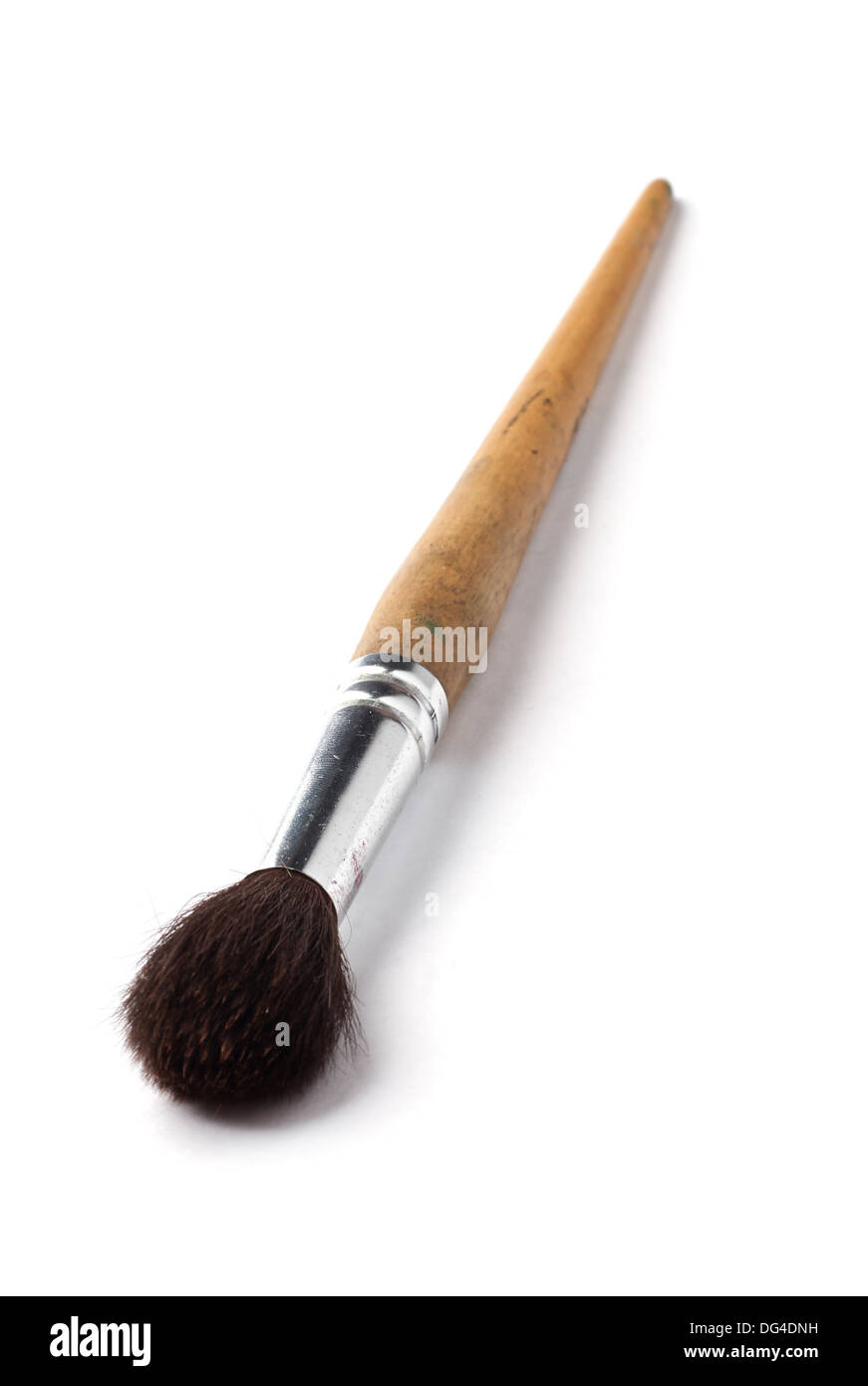 new big paint brush on white Stock Photo - Alamy