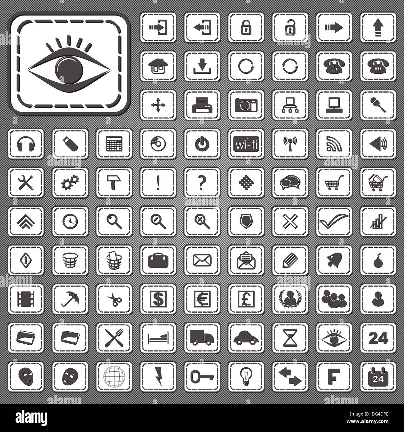 Various web icons Stock Photo - Alamy