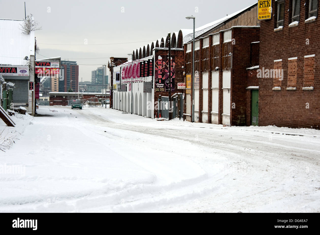 Winter snow manchester hi-res stock photography and images - Alamy