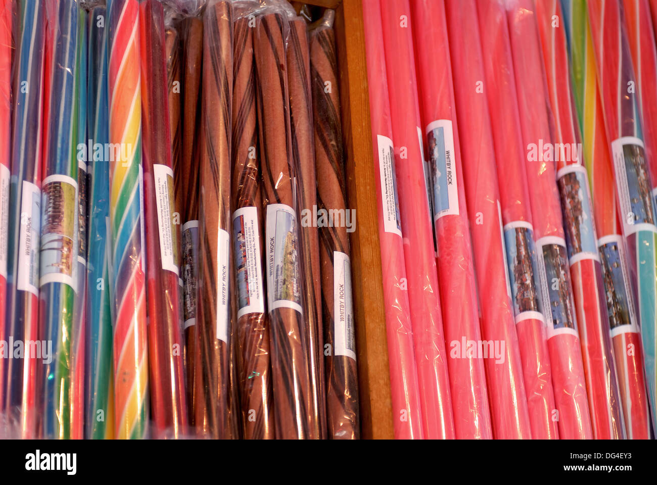 Whitby candy rock hi-res stock photography and images - Alamy
