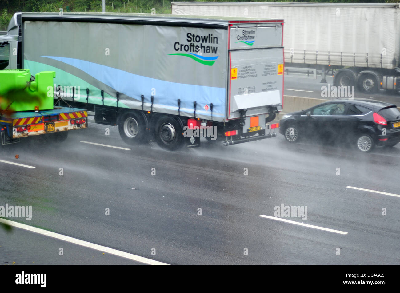 Motoway in the rain hi-res stock photography and images - Alamy
