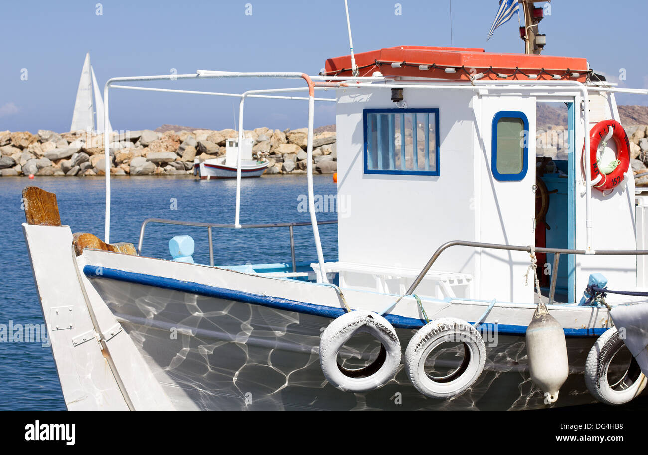 port of naoussa Stock Photo - Alamy