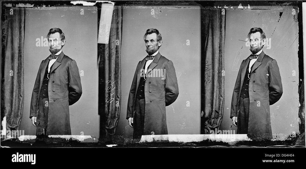 This portrait captures Abraham Lincoln, the 16th president of the ...