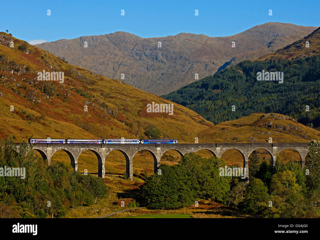 Scotrail diesel Train Lochaber Scotland UK Stock Photo - Alamy
