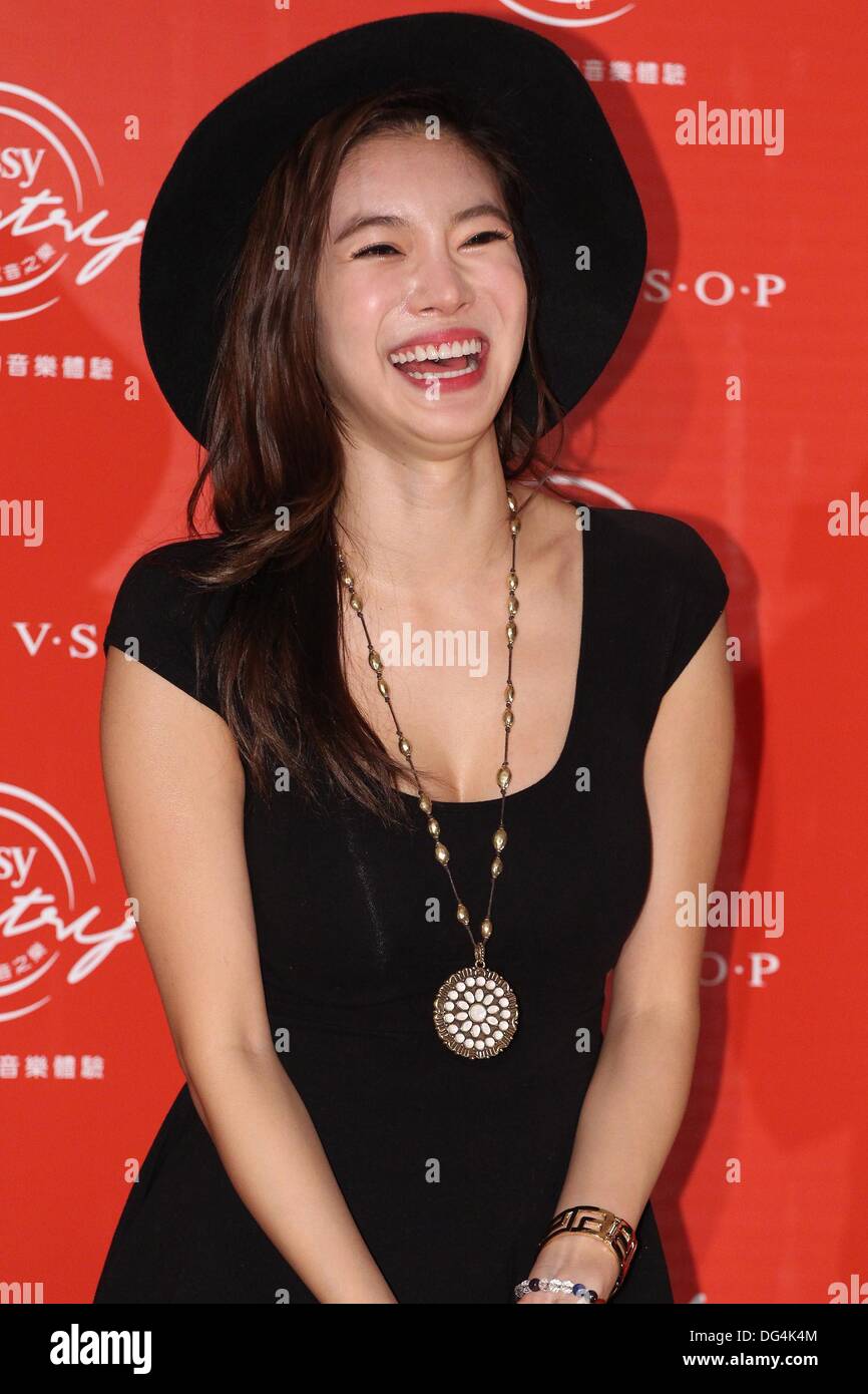 Taipei, China. 11th Oct, 2013. Korean singer NS YOON-G attends press ...