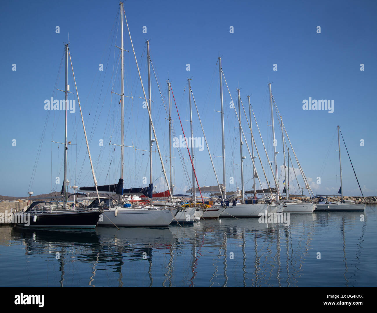 port of naoussa Stock Photo - Alamy