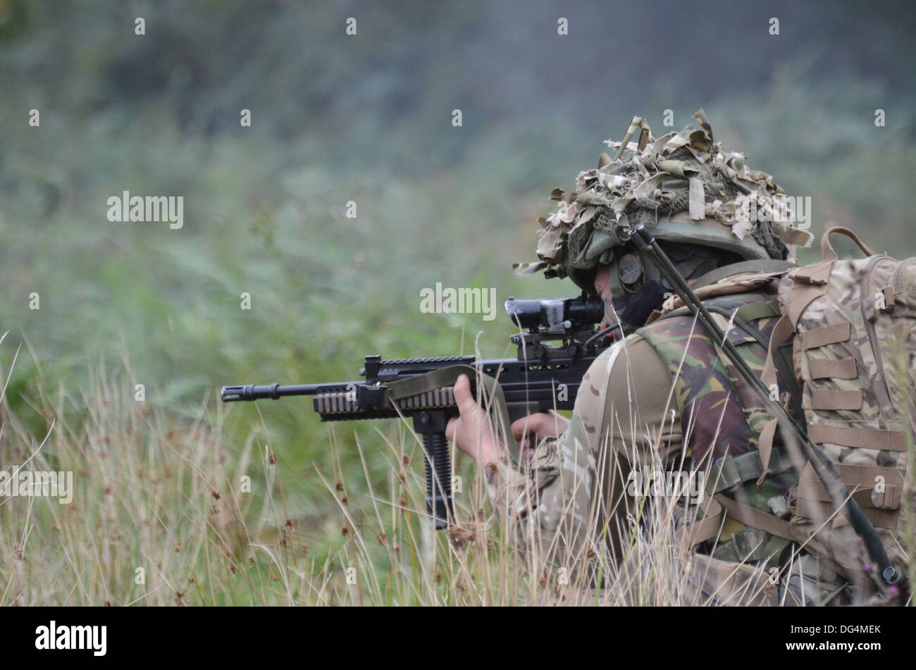 British army live firing range hi-res stock photography and images - Alamy