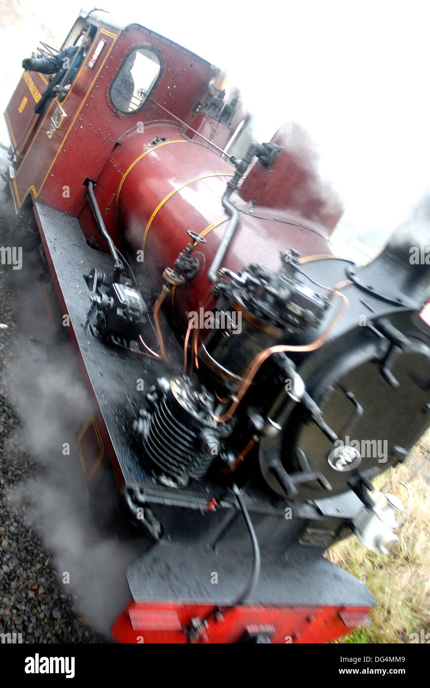 Santa Express steam train, Alston, Cumbria Stock Photo - Alamy