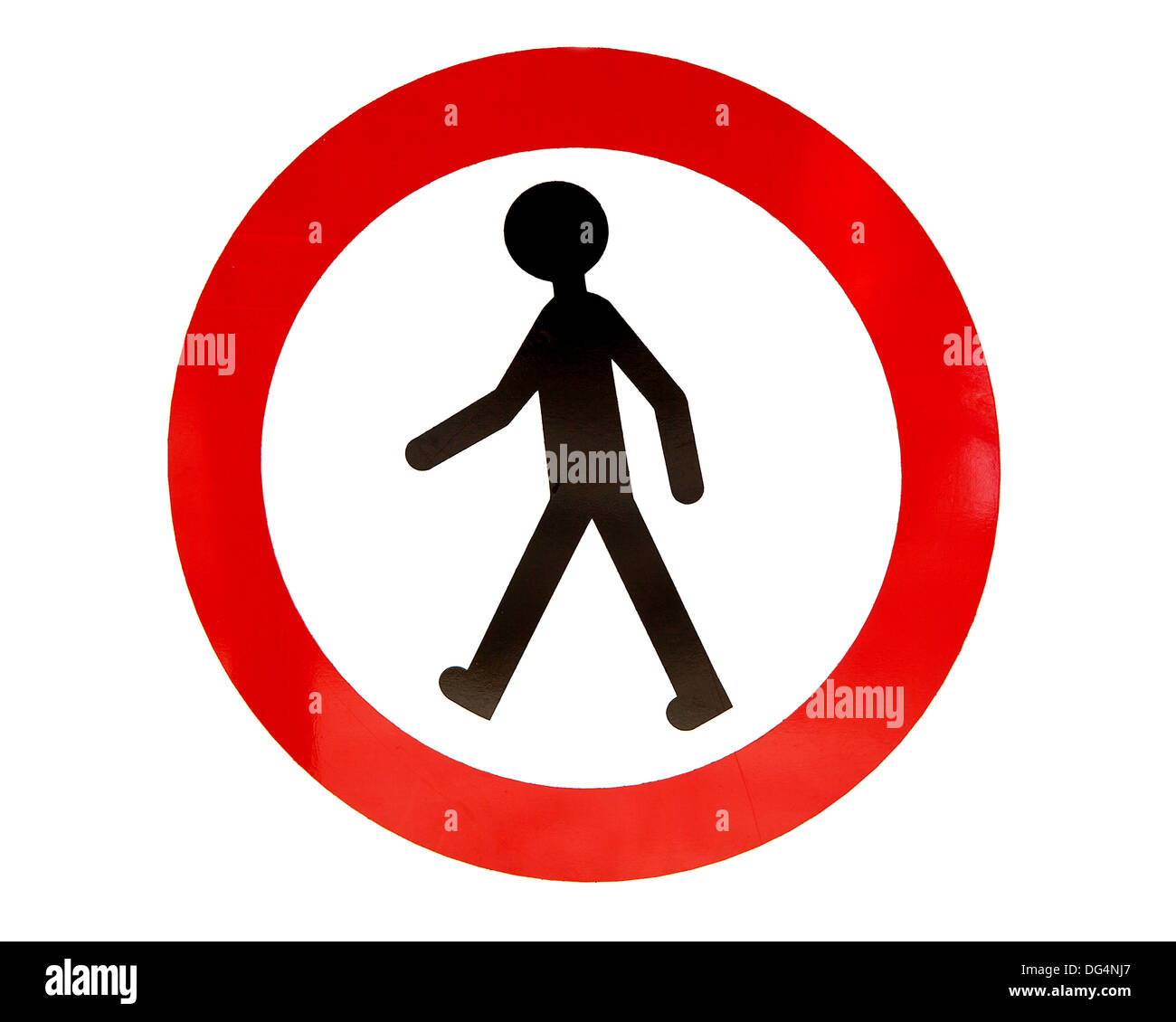 No walking sign hi-res stock photography and images - Alamy