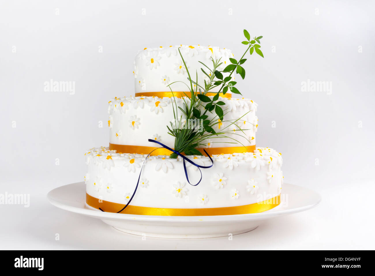 Decorated celebration cake Stock Photo - Alamy