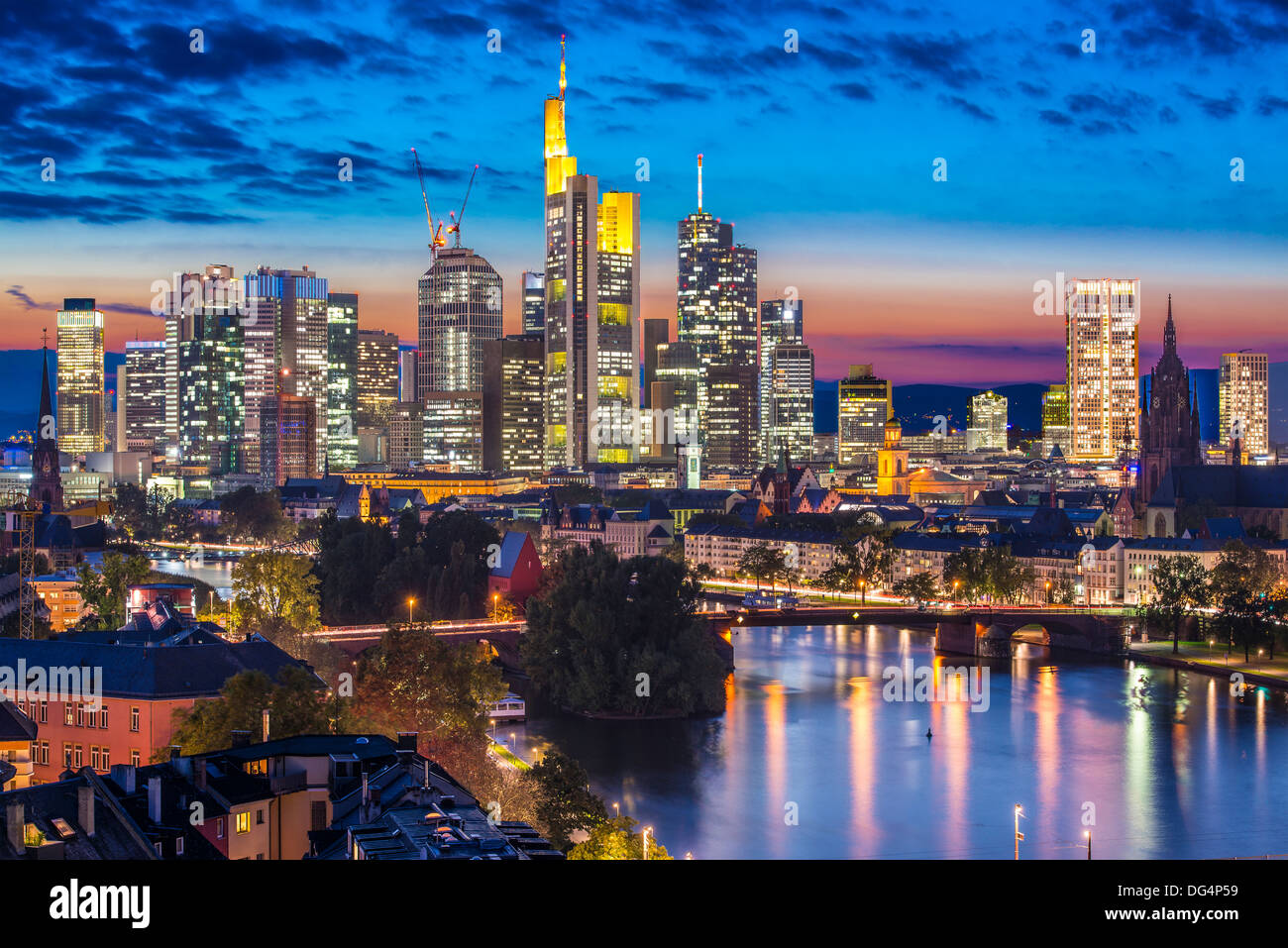 Frankfurt Frankfurt Am Main Skyscraper City Stock Photos & Frankfurt ...