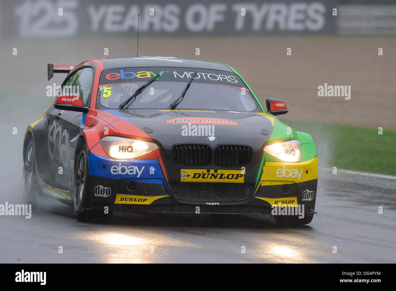 Brands Hatch, Kent, UK. 13th Oct, 2013. Robert Collard driving the eBay ...