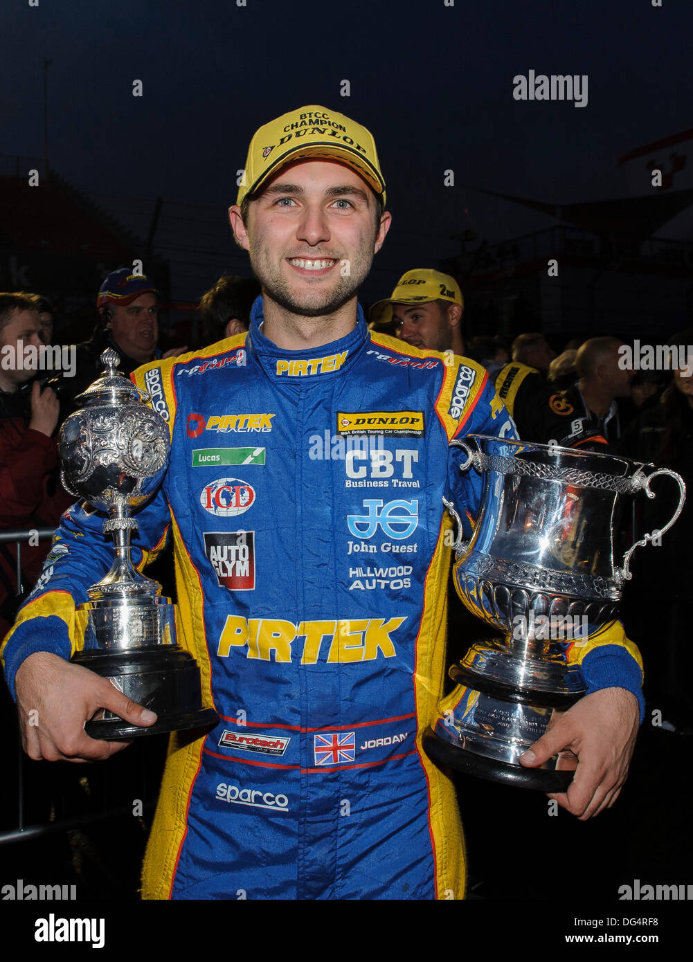 Brands Hatch, Kent, UK. 13th Oct, 2013. Andrew Jordan with the 2013 ...