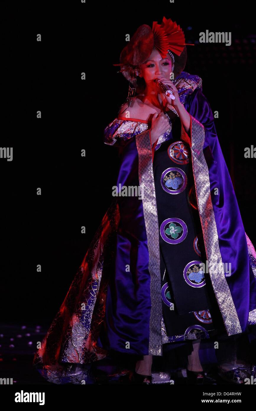 Japanese singer Koda Kumi performs at her concert in Taipei,China on ...