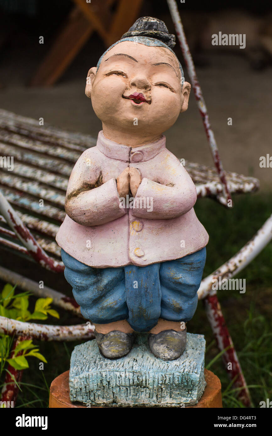 Thai children figure , Clay Thai Art Stock Photo - Alamy