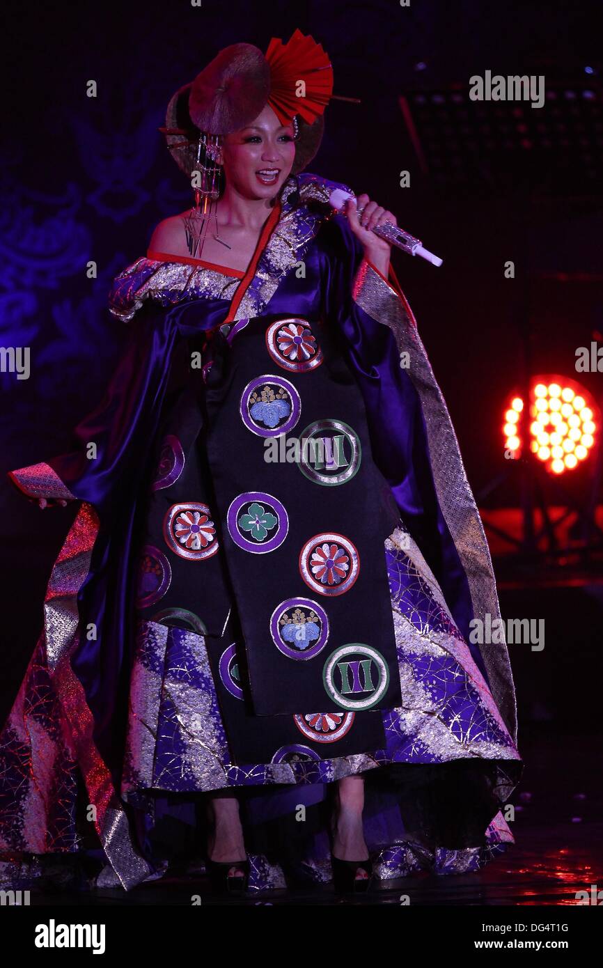 Japanese singer Koda Kumi performs at her concert in Taipei,China on ...