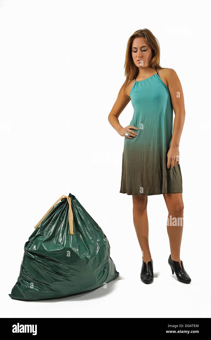 Full trash bag hi-res stock photography and images - Alamy