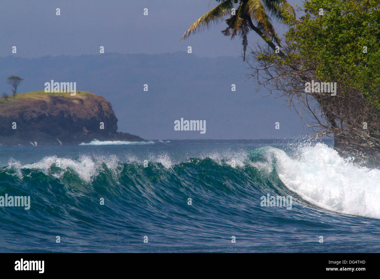 Ocean wave near the Bali island coastline.Indonesia Stock Photo - Alamy