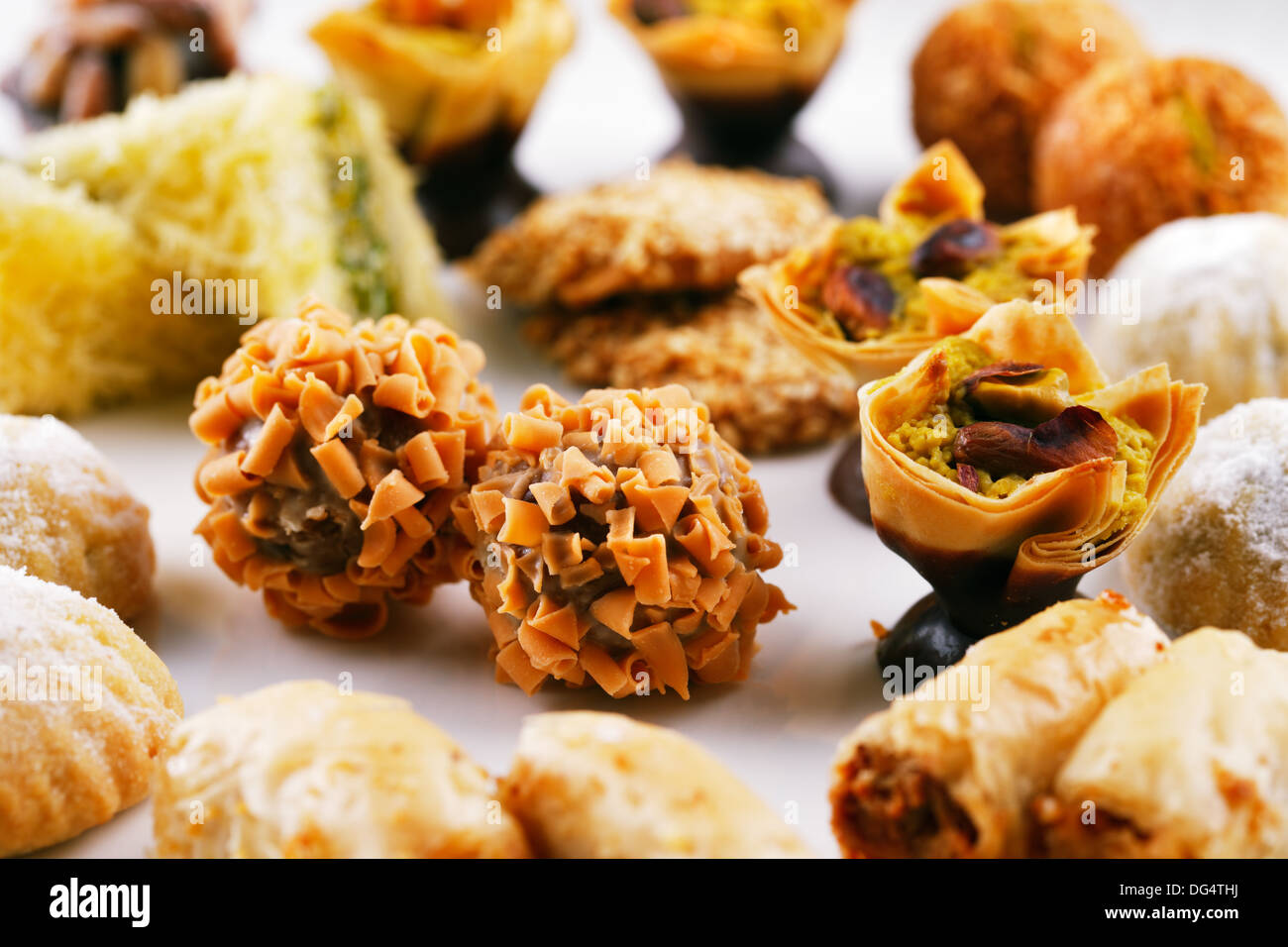Arabic sweets are a celebratory treat of the middle eastern countries ...