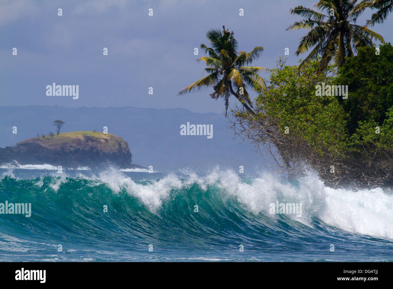 Ocean wave near the Bali island coastline.Indonesia Stock Photo - Alamy