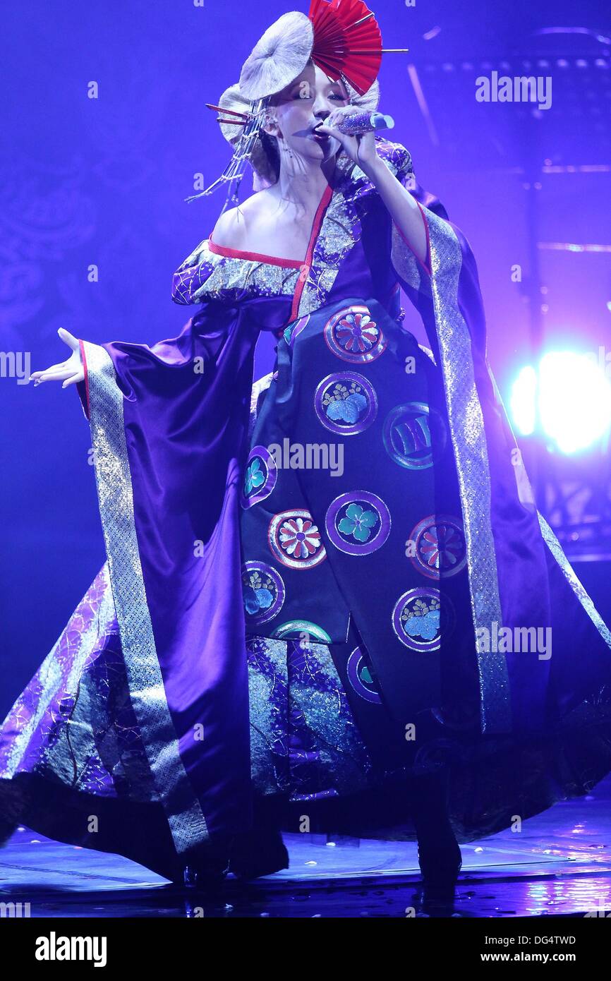 Japanese singer Koda Kumi performs at her concert in Taipei,China on ...