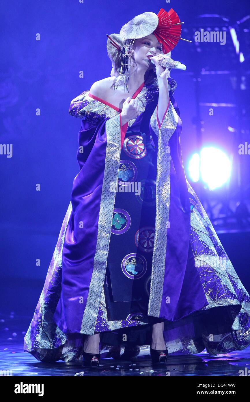 Japanese singer Koda Kumi performs at her concert in Taipei,China on ...